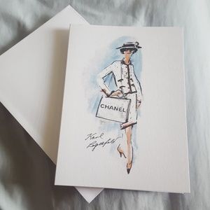 CHANEL | Accessories | Brand New Authentic Chanel Greeting Card | Poshmark